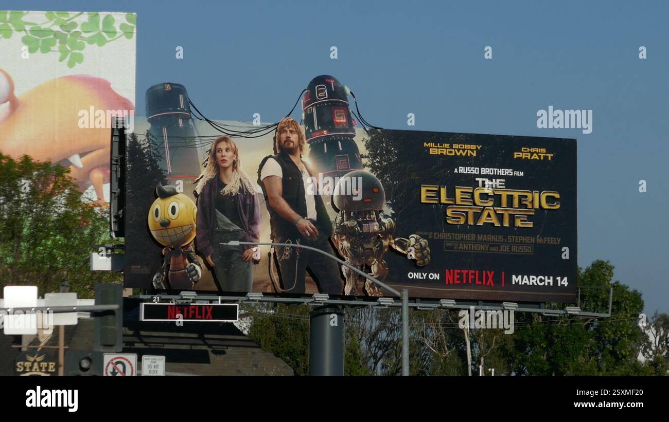 Los Angeles, California, USA 24th February 2025 The Electric State ...