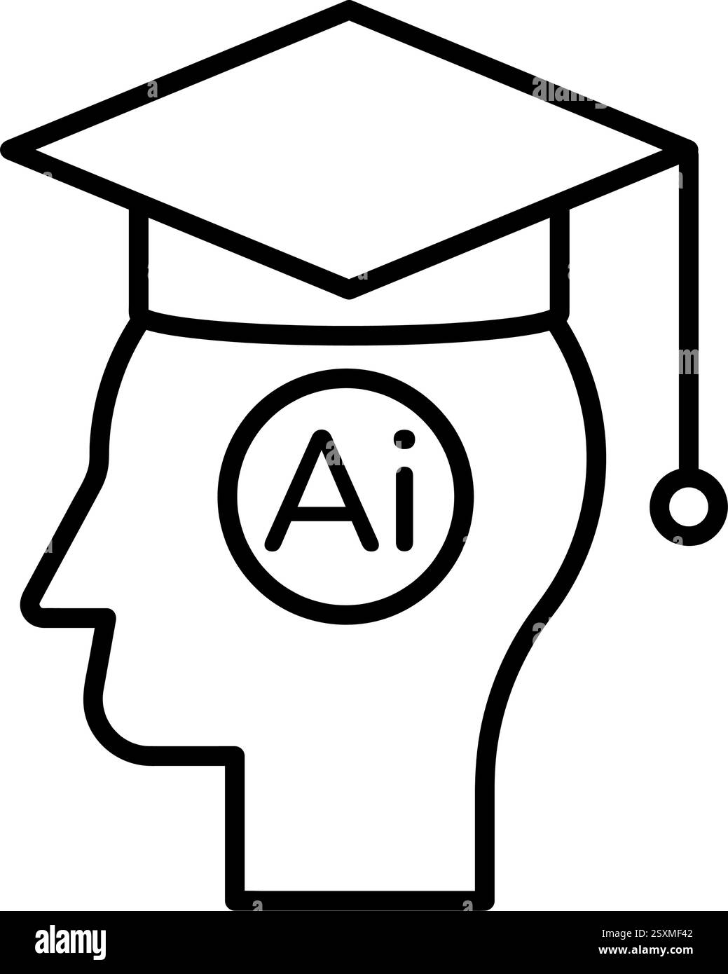 Generative AI graduate icon Stock Vector Image & Art - Alamy