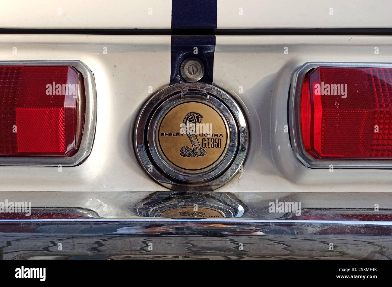 Vilnius, Lithuania - 2020-07-01 - Old vintage 1960s Ford Mustang GT350 ...