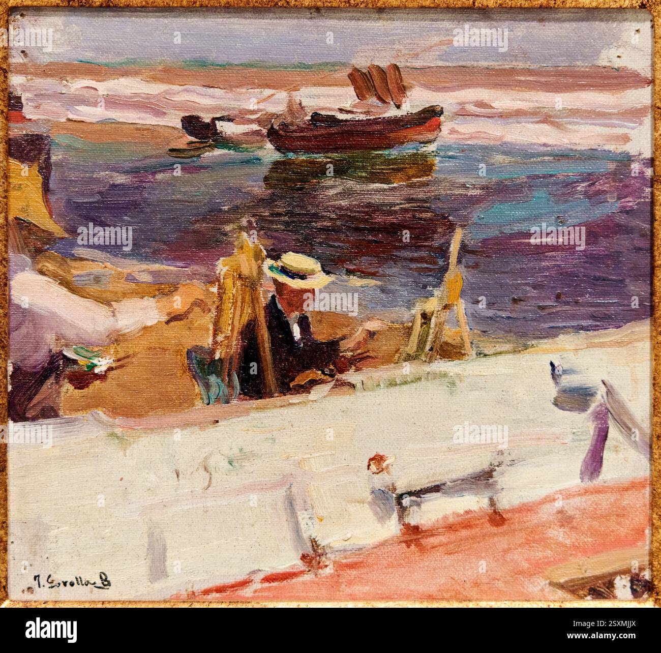 Pintando en la playa de valencia hi-res stock photography and images ...