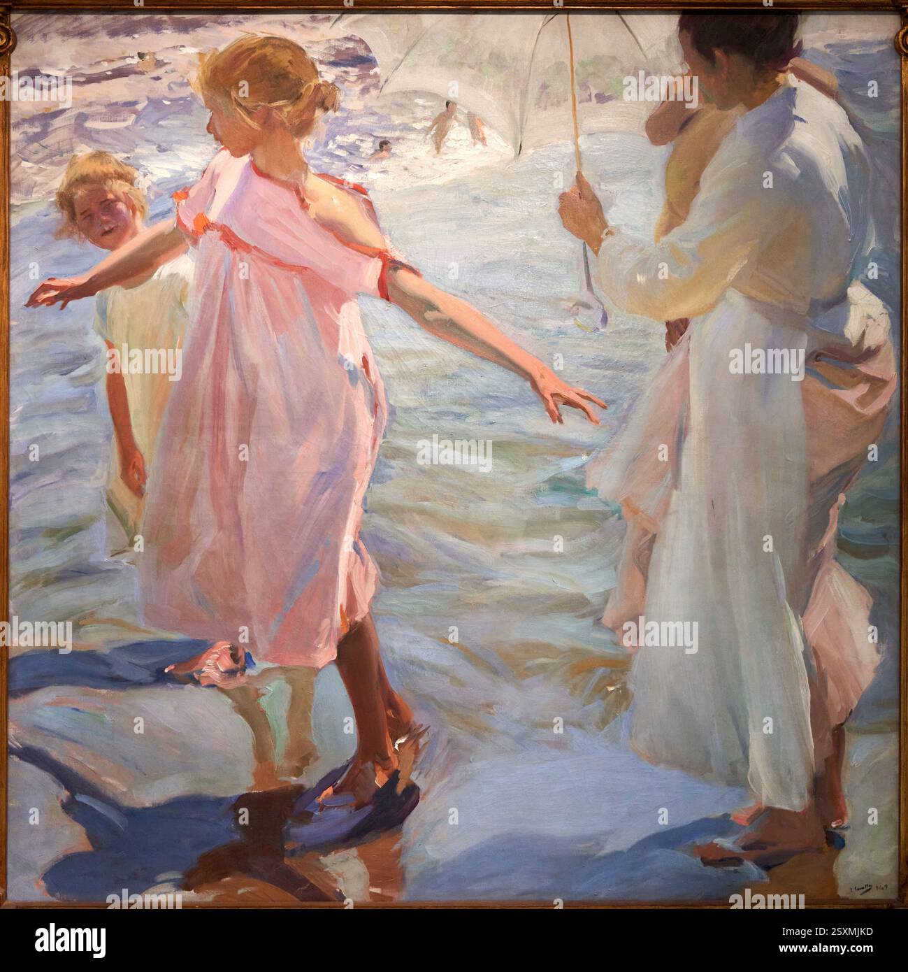 La hora del baño, Valencia, 1909, Oil on canvas, Joaquín Sorolla ...