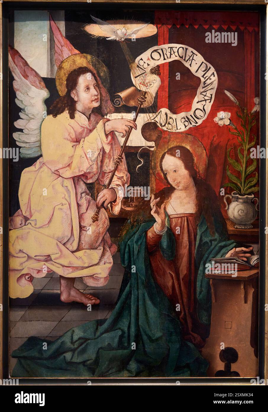 RETABLO DE BOCOS, ALTARPIECE OF MOUTHS, Around 1525-1530, Annunciation ...
