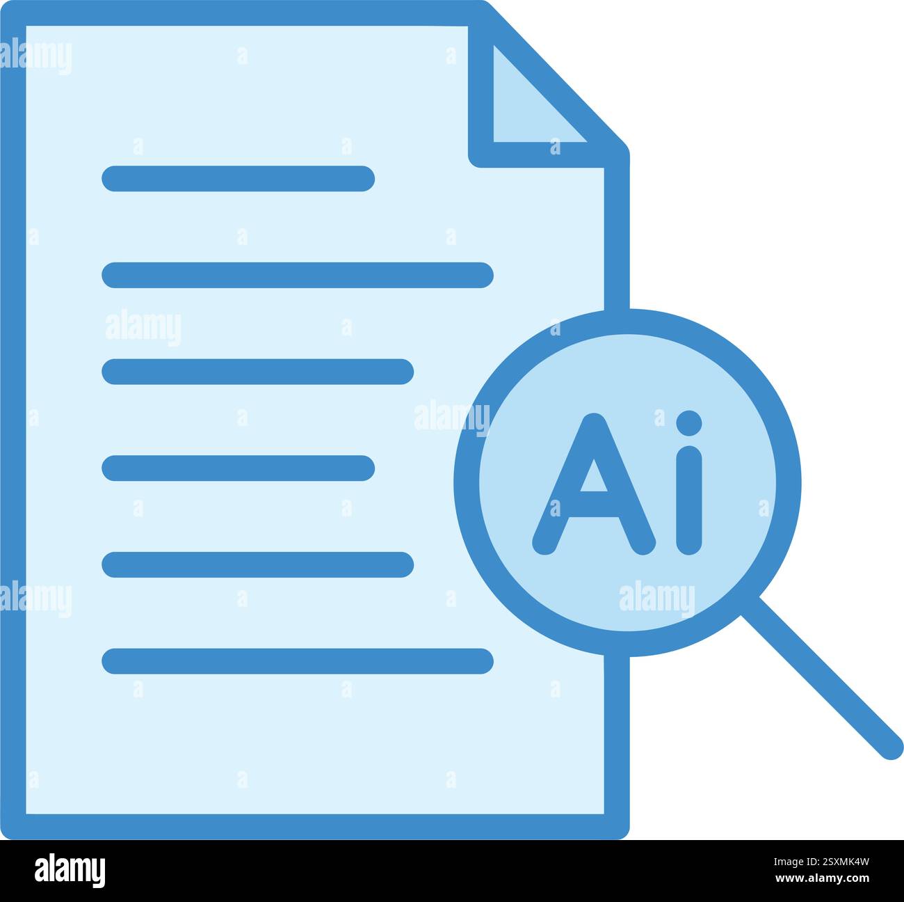 AI in Education research document icon Stock Vector Image & Art - Alamy