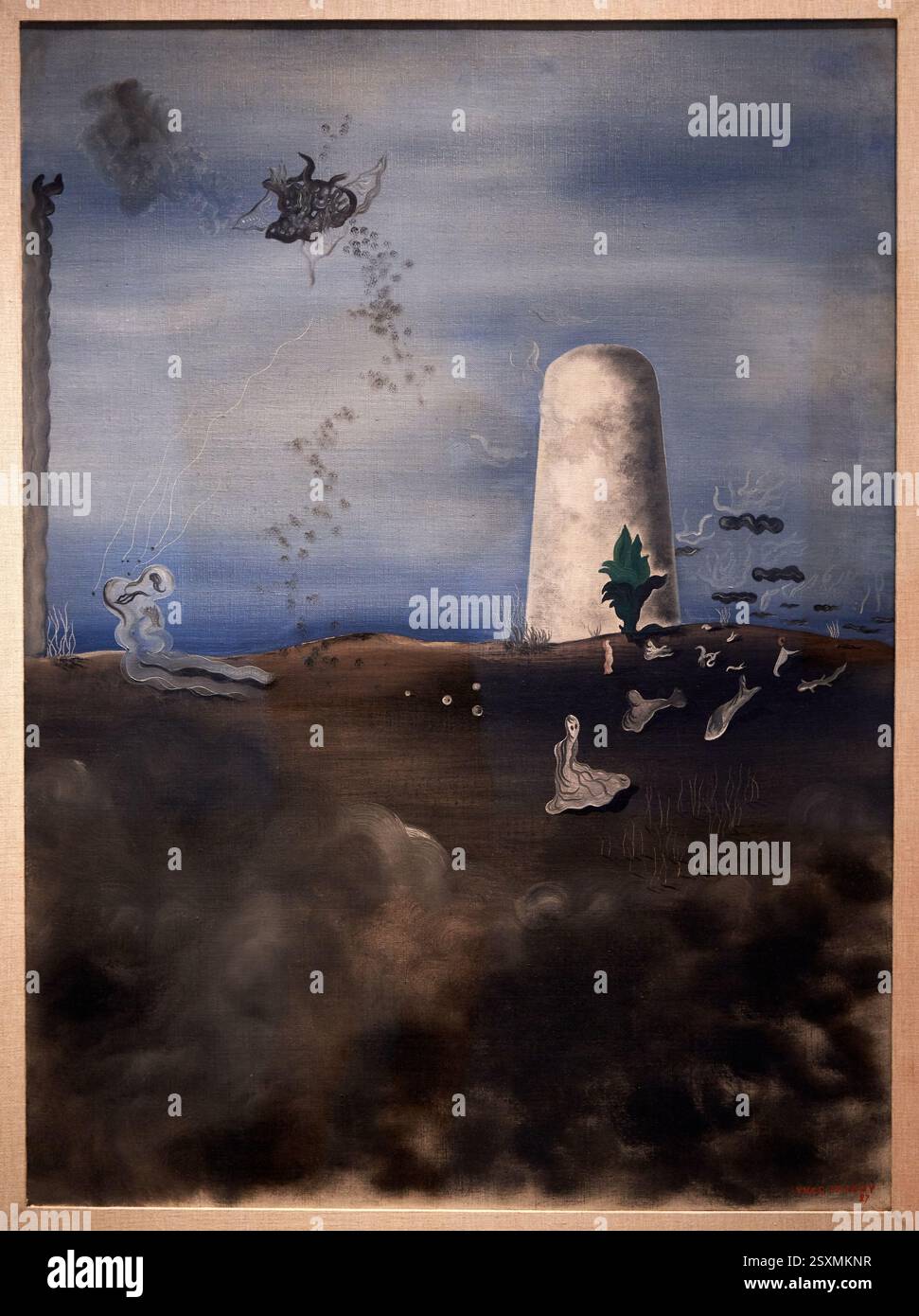 Death watching his Family, 1927, Yves Tanguy (1900-1955 Stock Photo - Alamy