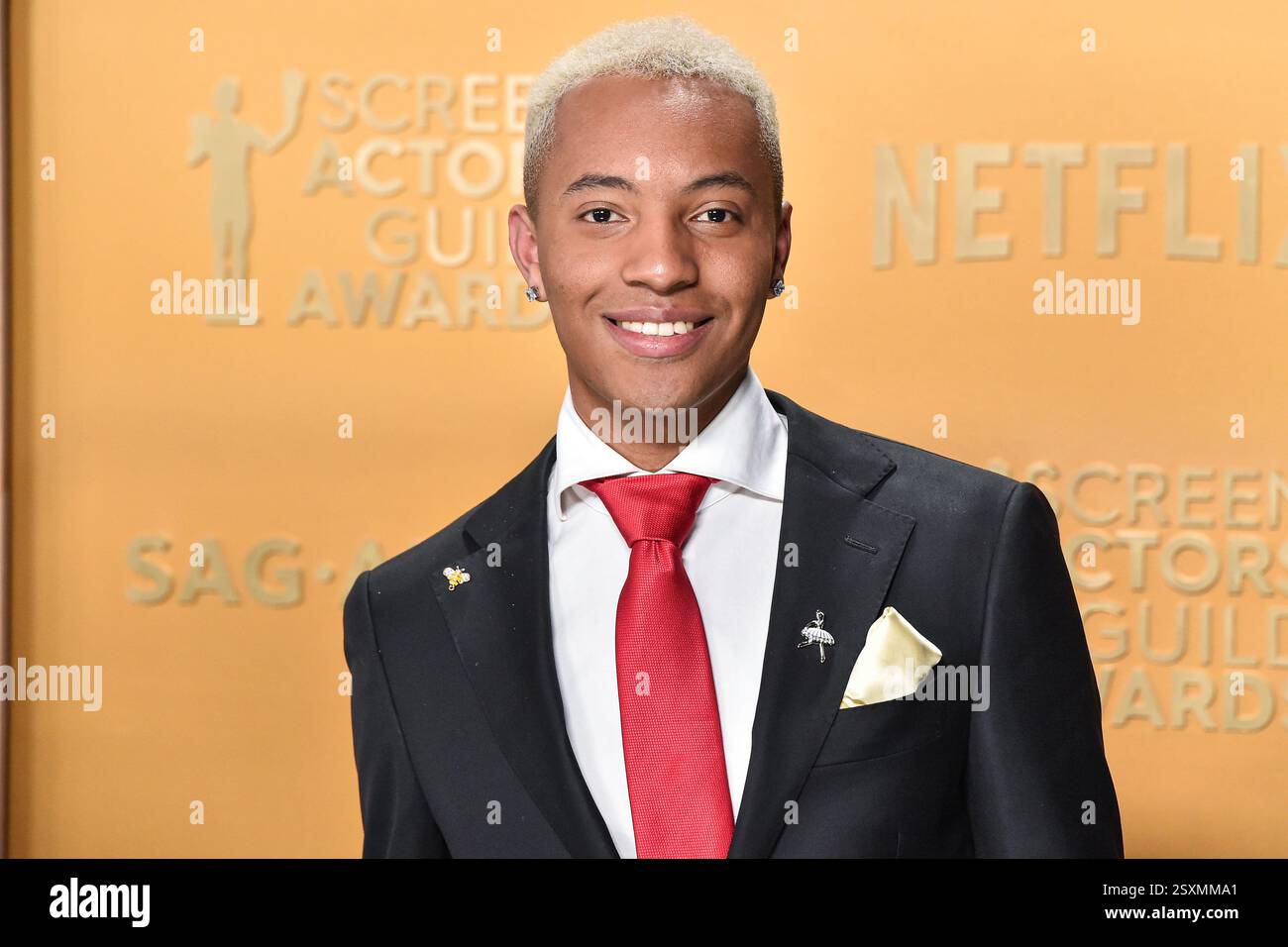 LOS ANGELES, CALIFORNIA, USA - FEBRUARY 23: Asante Madrigal arrives at ...