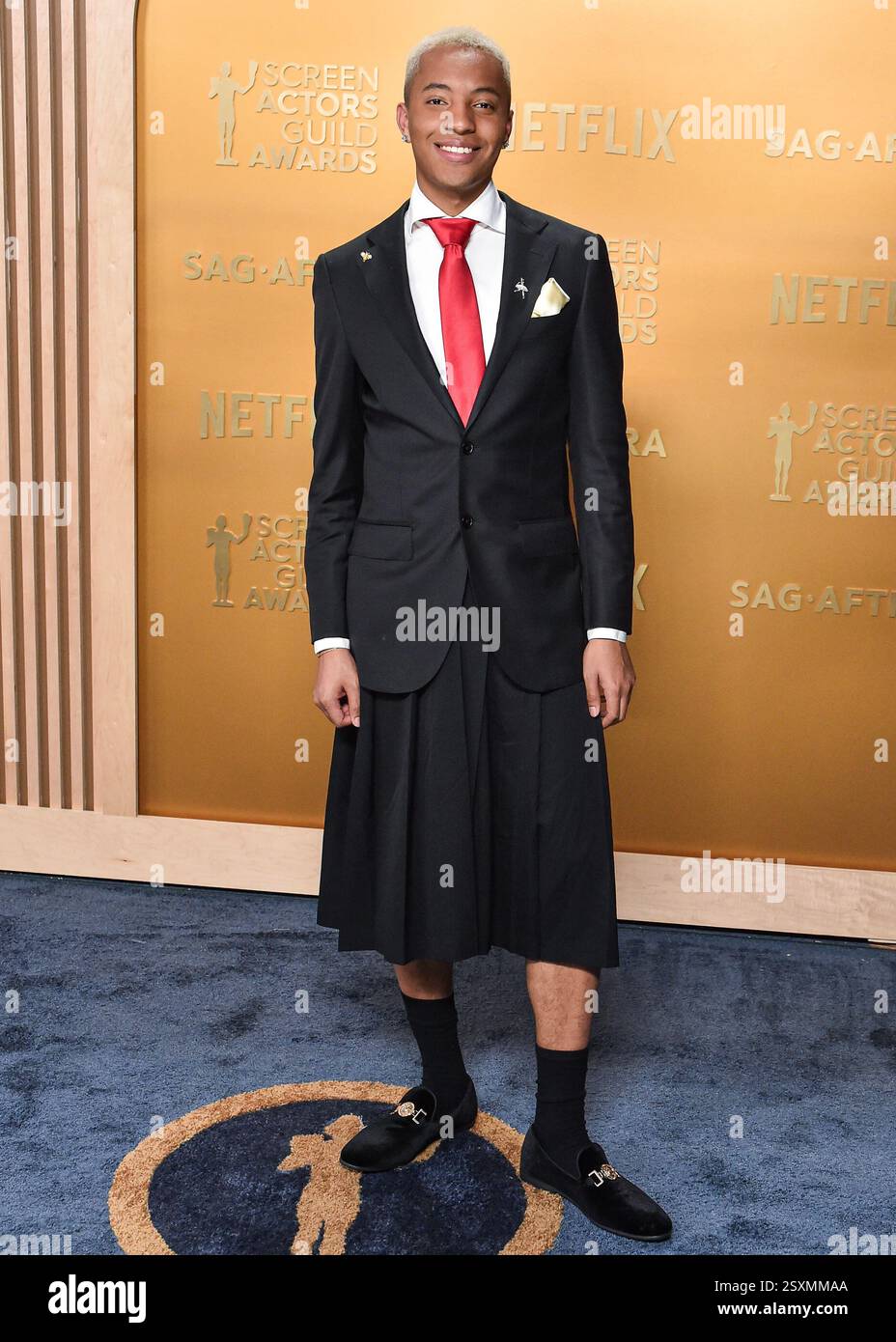 LOS ANGELES, CALIFORNIA, USA - FEBRUARY 23: Asante Madrigal arrives at ...