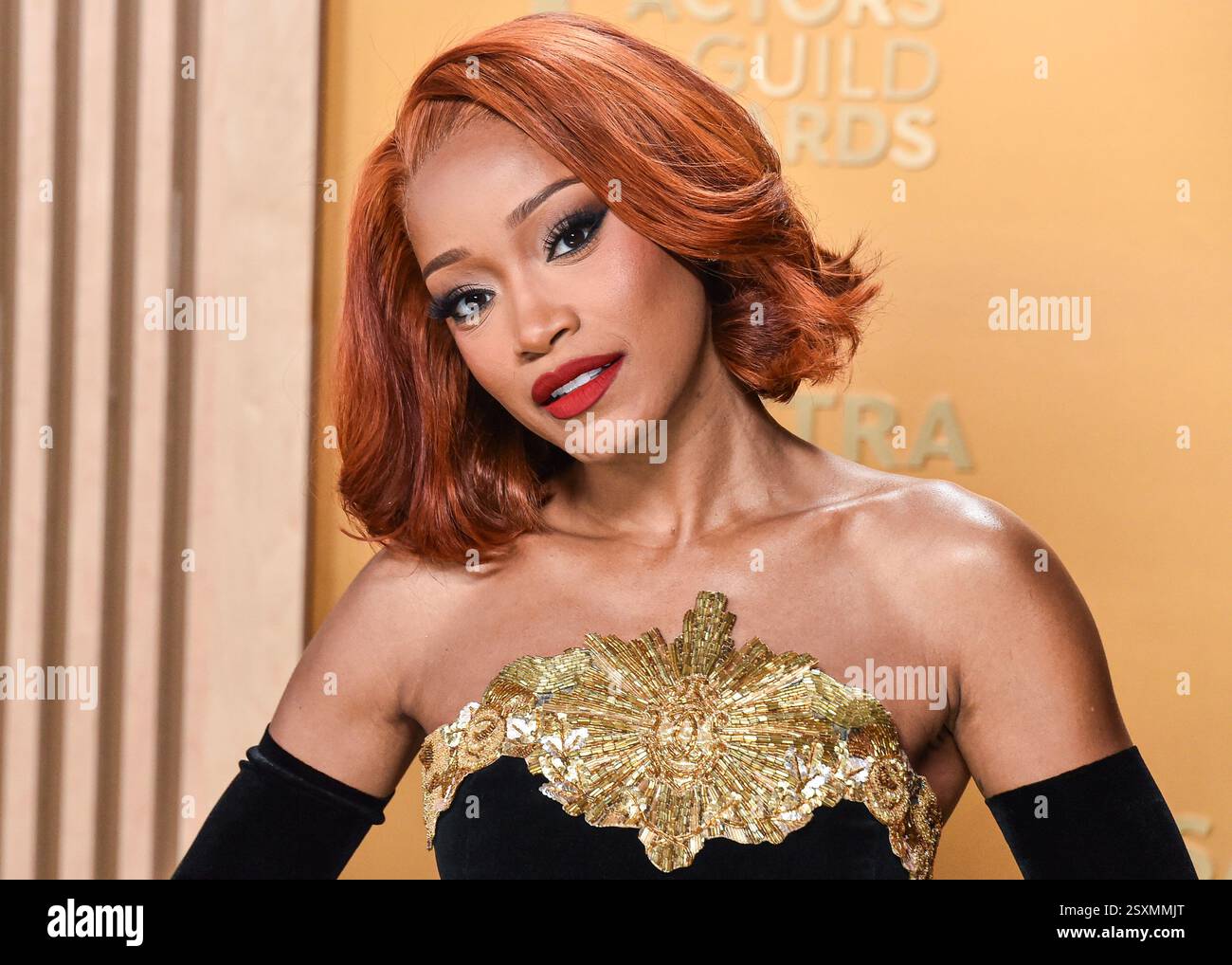 LOS ANGELES, CALIFORNIA, USA - FEBRUARY 23: Keke Palmer wearing a ...