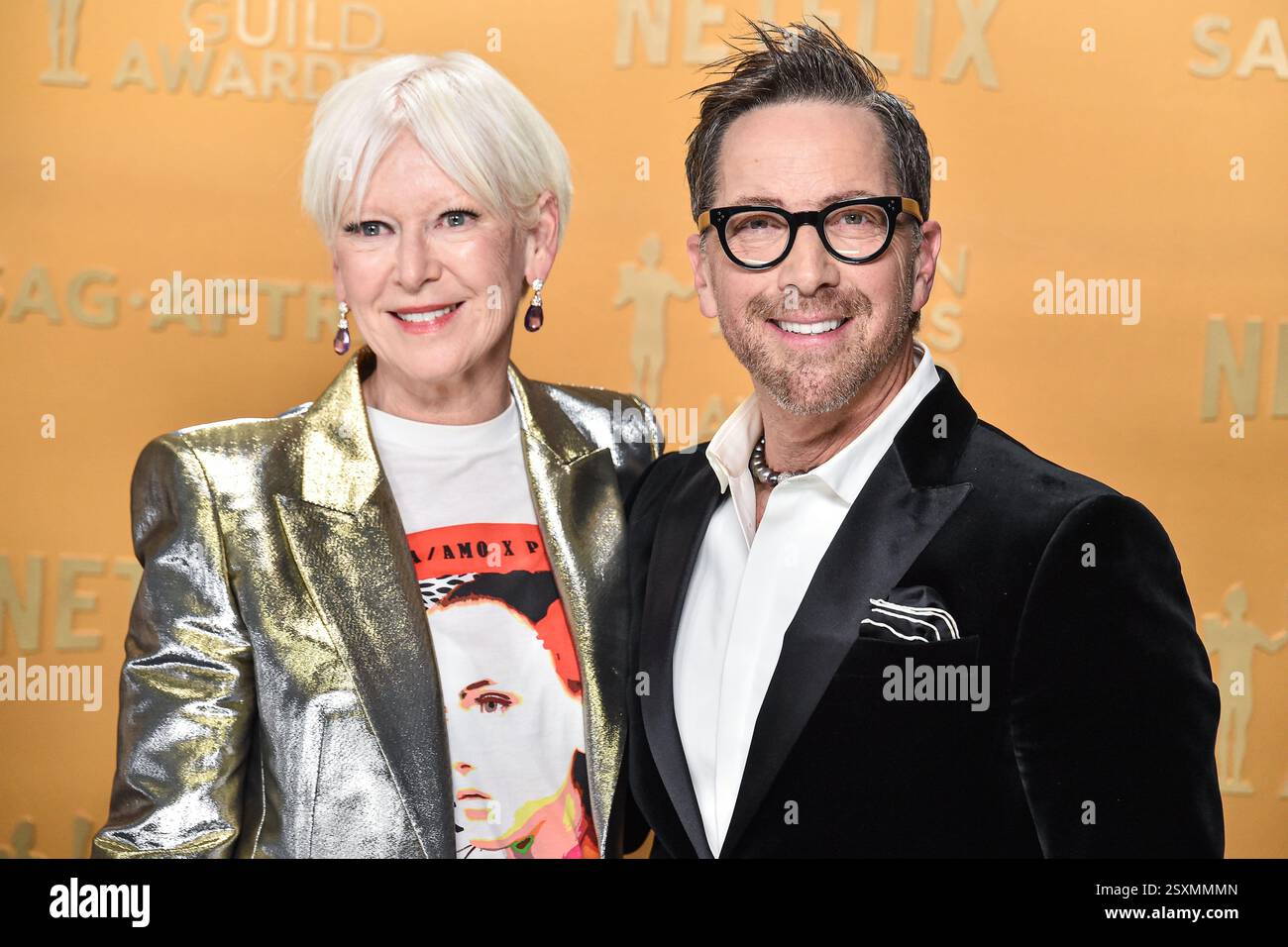 LOS ANGELES, CALIFORNIA, USA - FEBRUARY 23: Joanna Coles and Dan ...