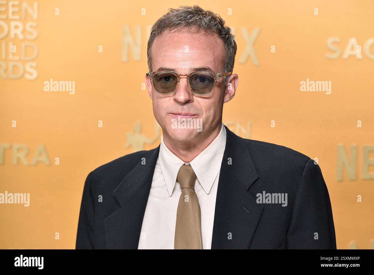 LOS ANGELES, CALIFORNIA, USA - FEBRUARY 23: Patrick Kennedy wearing ...