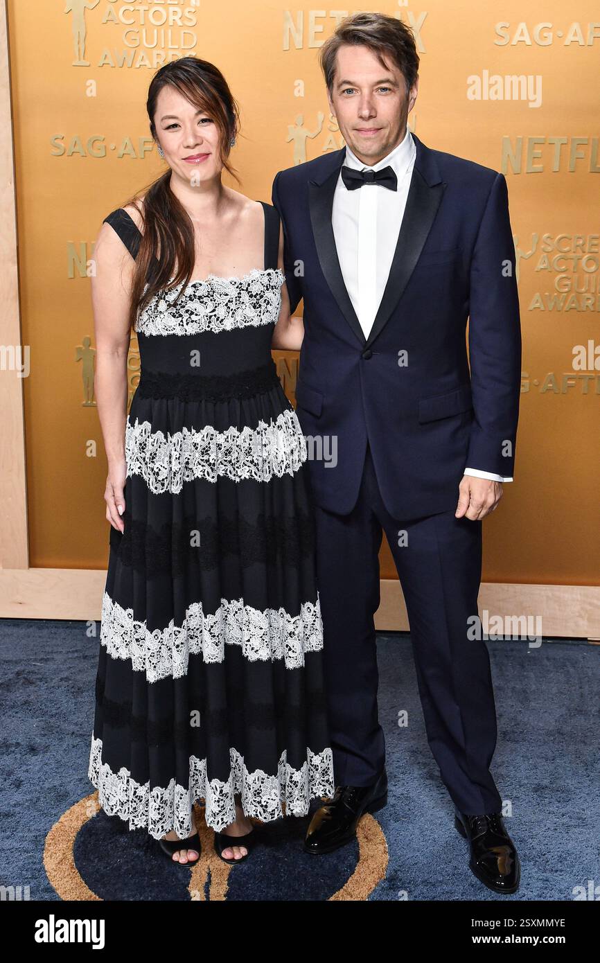 LOS ANGELES, CALIFORNIA, USA - FEBRUARY 23: Samantha Quan and husband ...