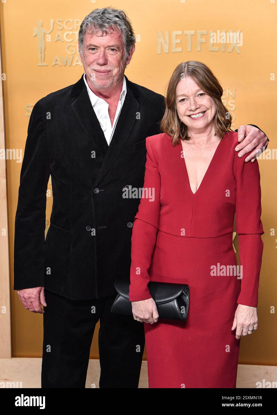 LOS ANGELES, CALIFORNIA, USA - FEBRUARY 23: Sean Gilder and Robin ...