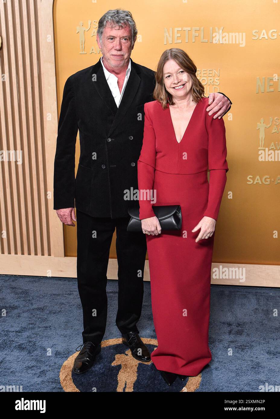 LOS ANGELES, CALIFORNIA, USA - FEBRUARY 23: Sean Gilder and Robin ...