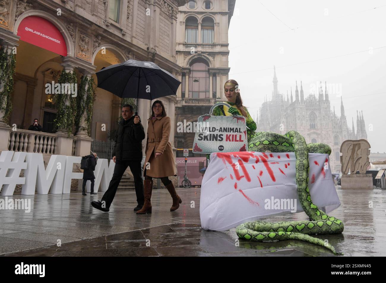PETA (People for the Ethical Treatment of Animals) activists stage a ...