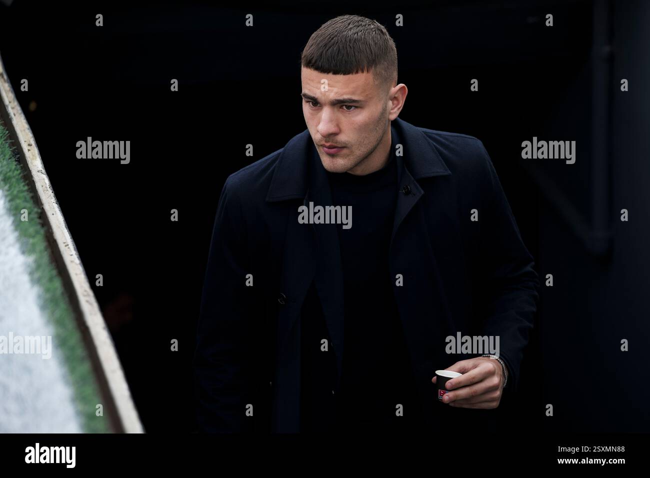 Como, Italy. 23 February 2025. Alessandro Buongiorno of SSC Napoli ...