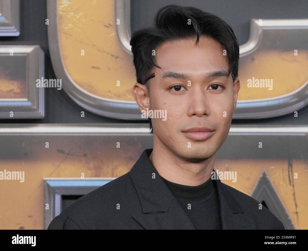 Los Angeles, USA. 24th Feb, 2025. Daniel Cheang arrives at Netflix's THE ELECTRIC STATE World ...