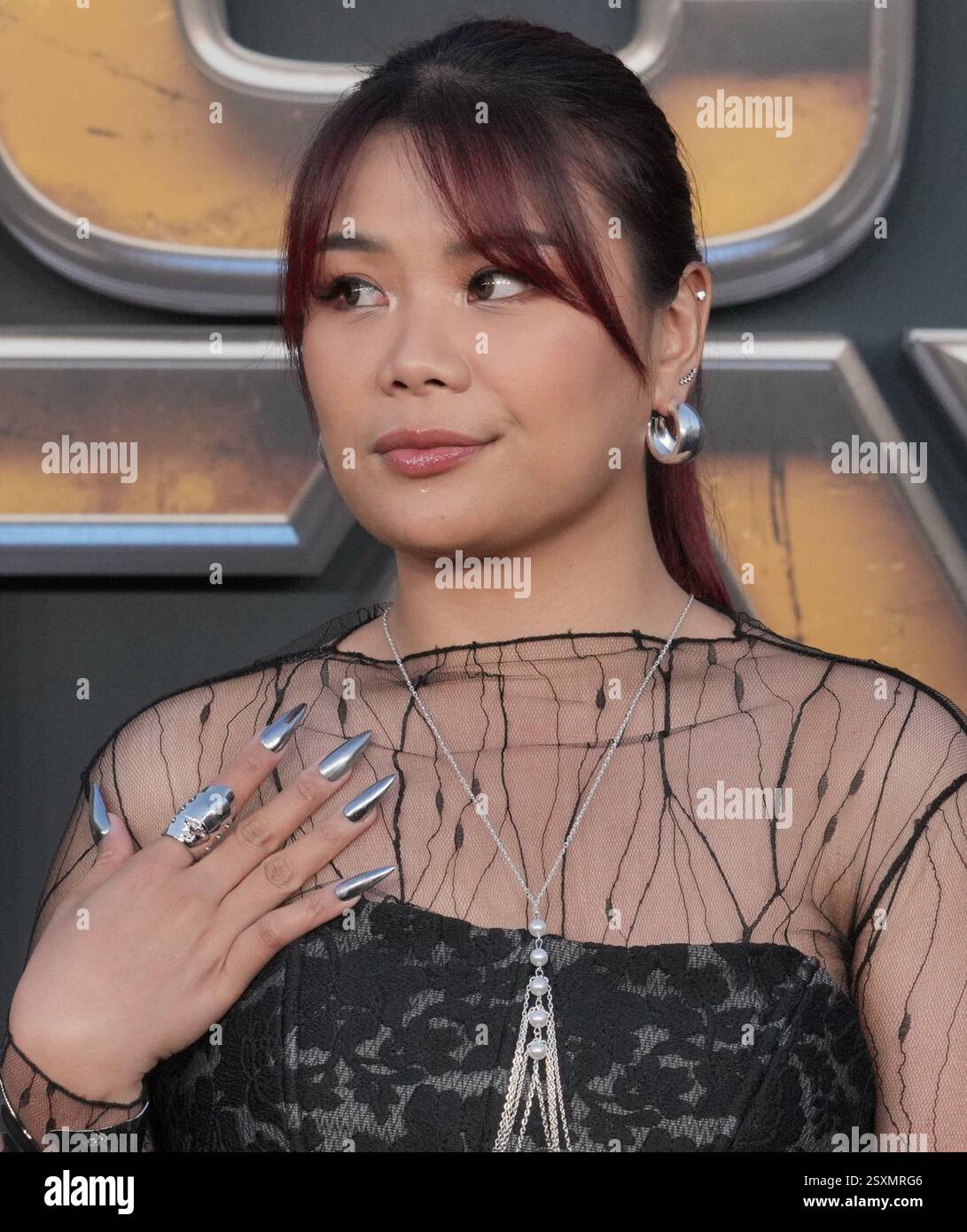 Priscilla Raintung arrives at Netflix's THE ELECTRIC STATE World ...