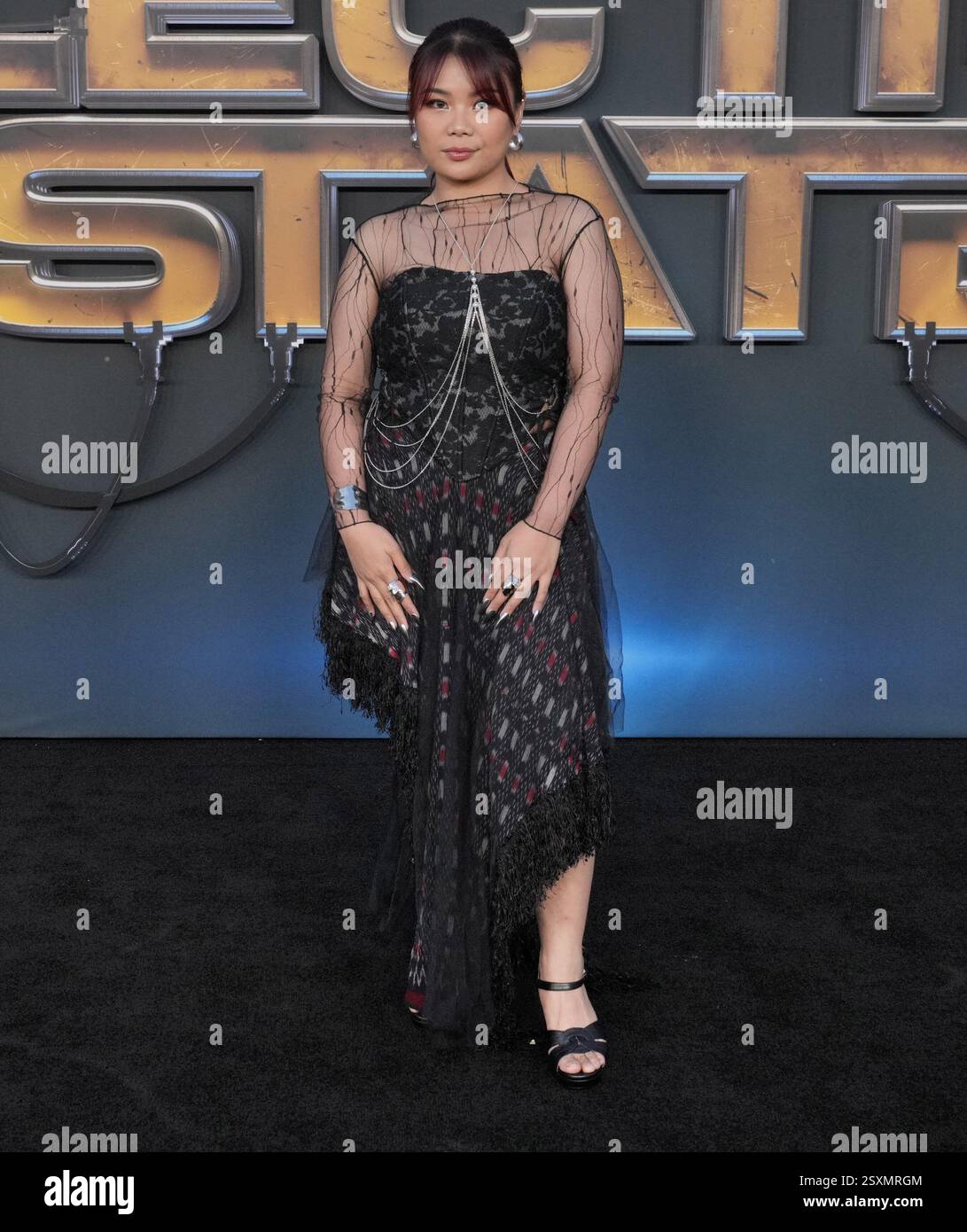 Los Angeles, USA. 24th Feb, 2025. Priscilla Raintung arrives at Netflix ...