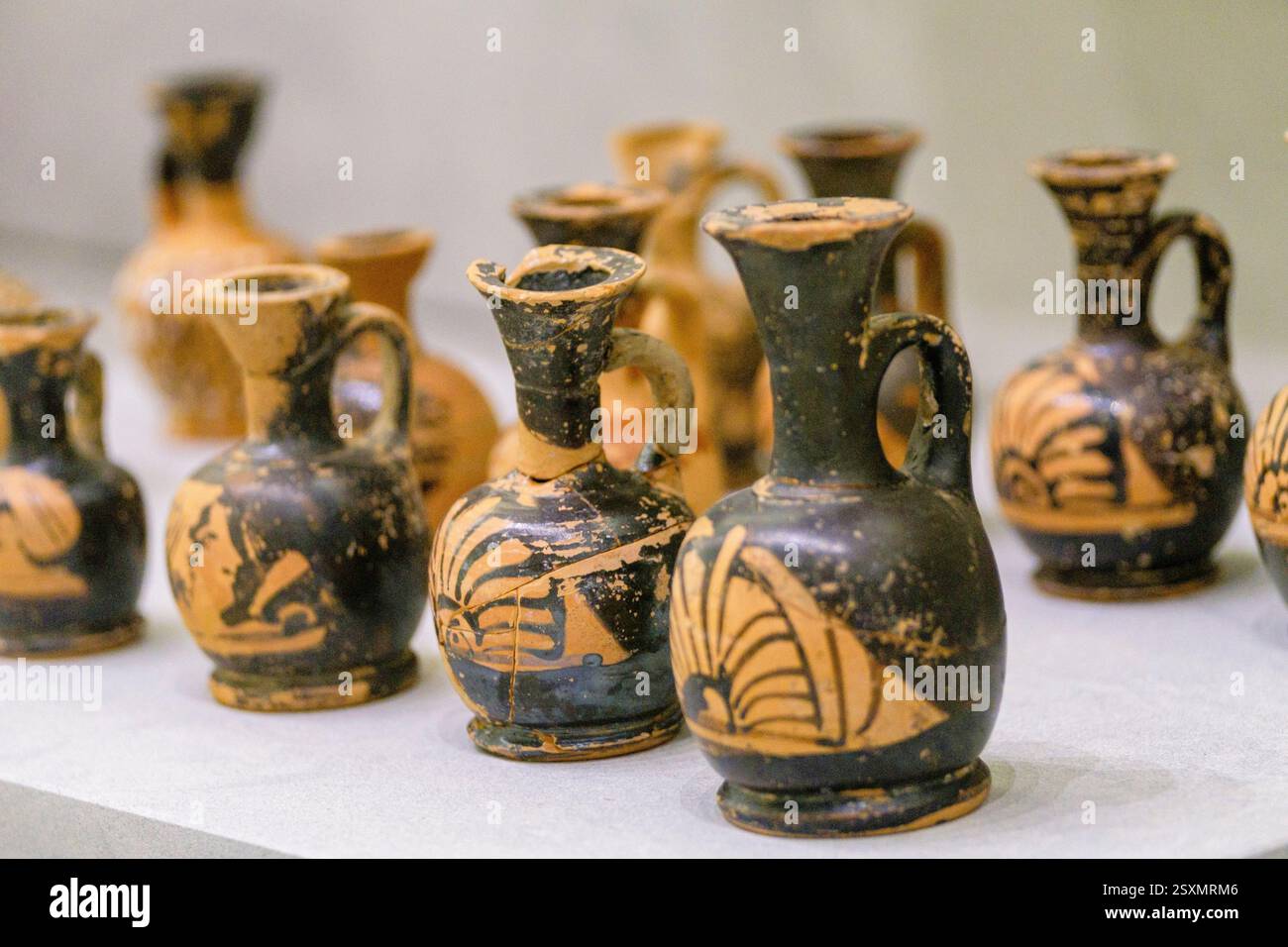 Greek Lecythos, 400-300 BC, Archaeological Museum of Ibiza and ...