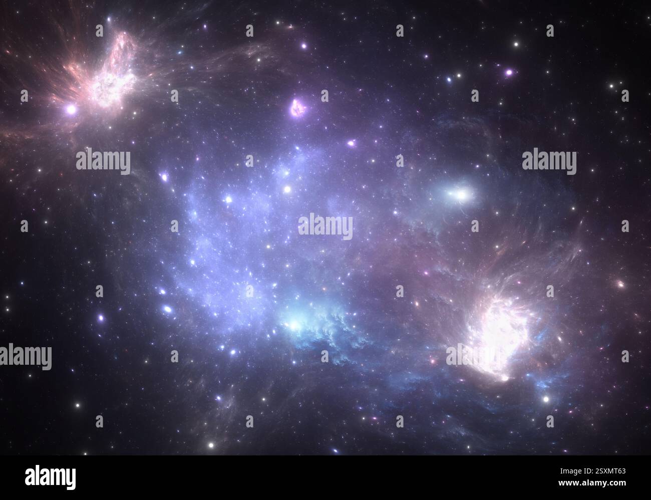 Space nebula. Illustration, for use with projects on science, research ...
