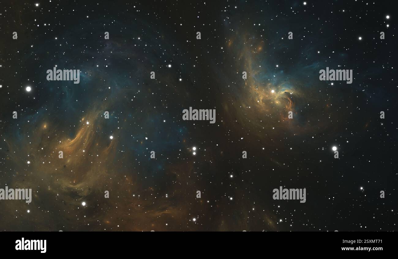 Space nebula. Illustration, for use with projects on science, research ...