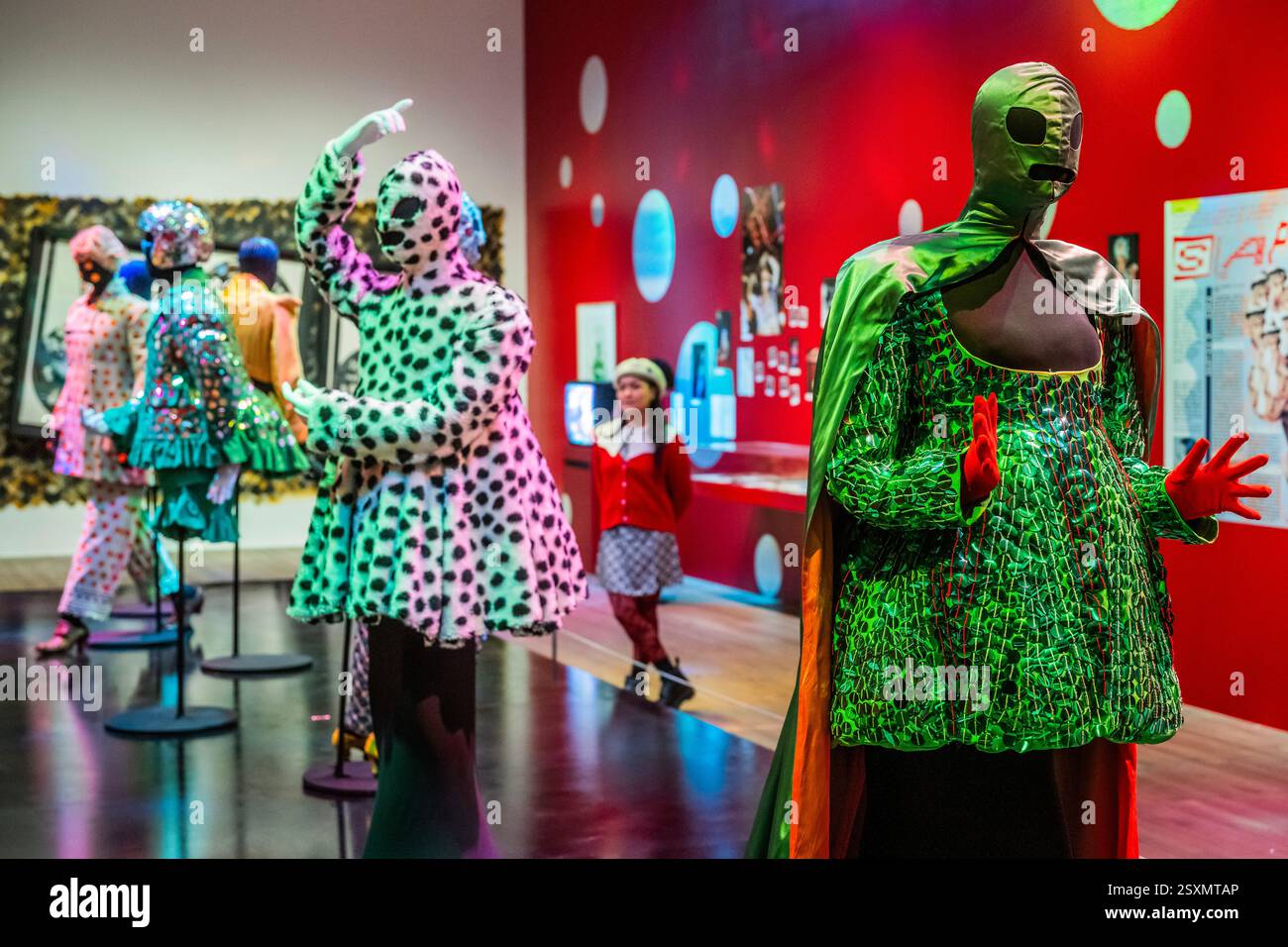 London, UK. 25th Feb, 2025. Outfits in Room 2 - Club:Would you let ...