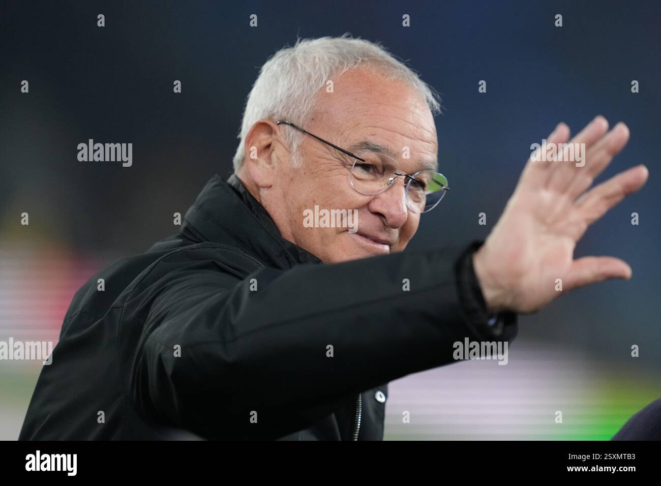Roma’s head coach Claudio Ranieri during the UEFA Europa League single ...