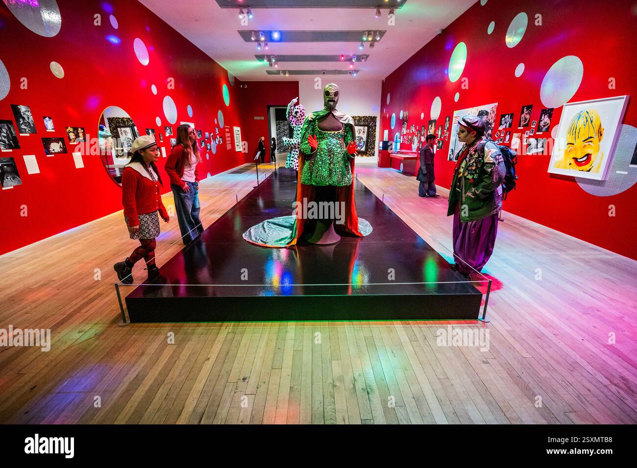 London, UK. 25th Feb, 2025. Outfits in Room 2 - Club:Would you let ...