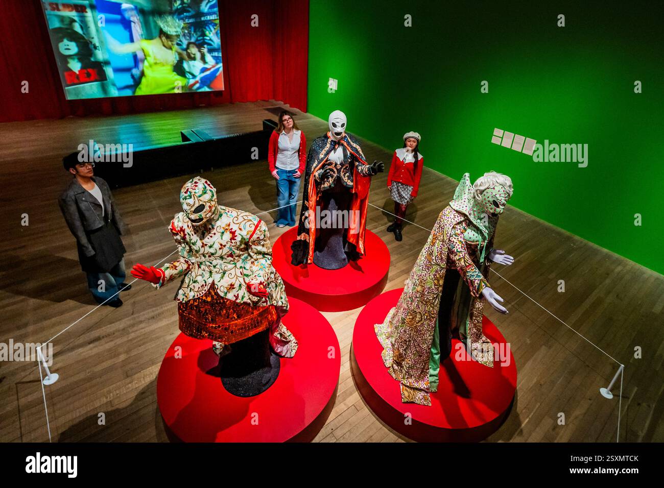 London, UK. 25th Feb, 2025. Outfits in Room 4 - Stage: Camp Punk ...