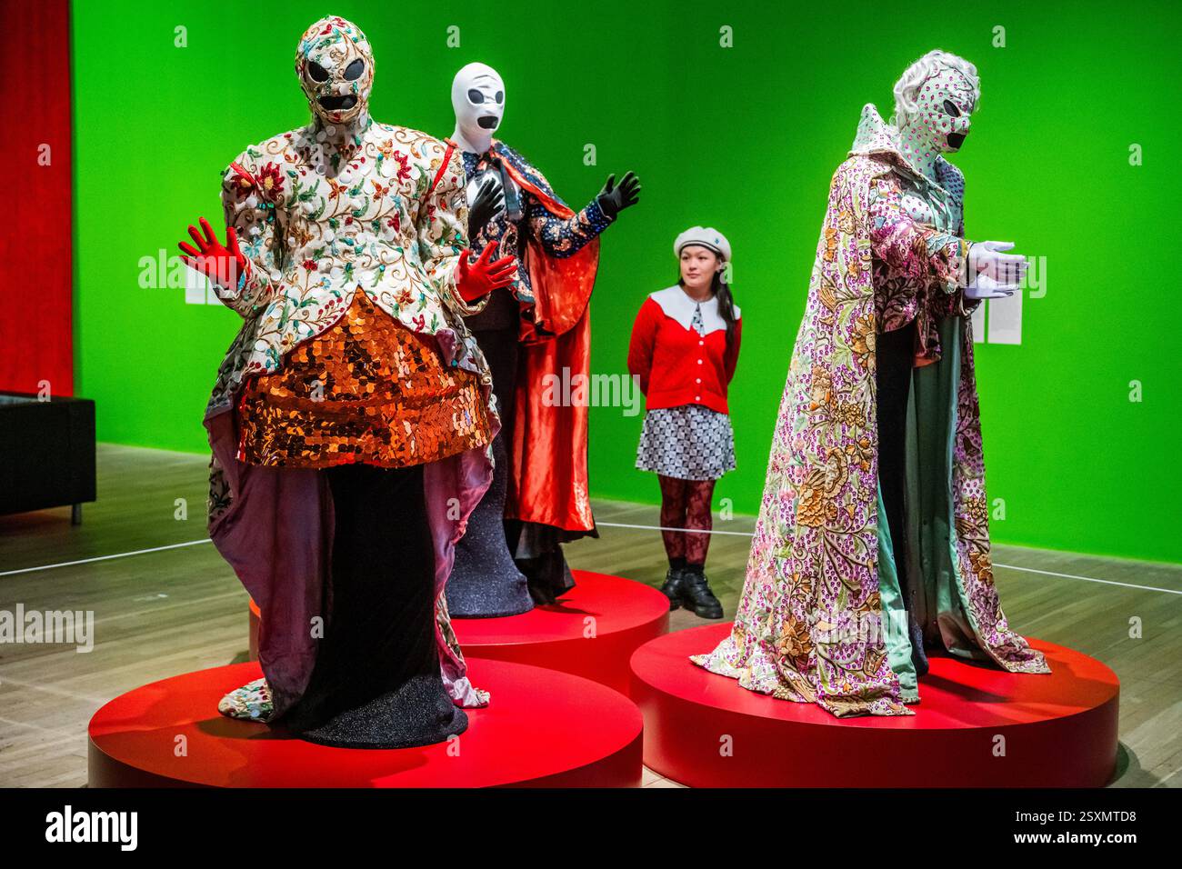 London, UK. 25th Feb, 2025. Outfits in Room 4 - Stage: Camp Punk ...