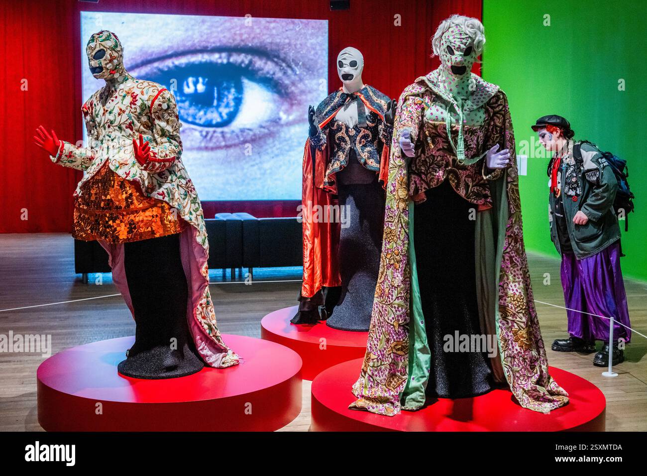 London, UK. 25th Feb, 2025. Outfits in Room 4 - Stage: Camp Punk ...