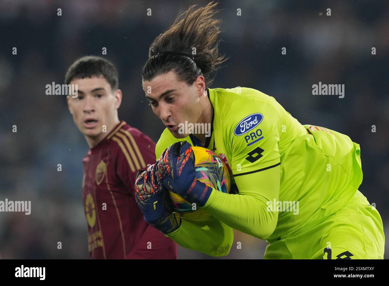 Roma, Italia. 24th Feb, 2025. Monza's goalkeeper Stefano Turati during ...