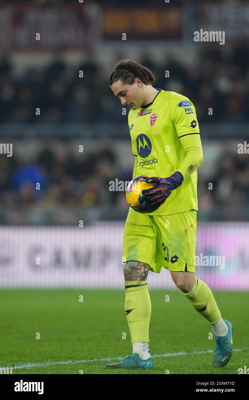 Roma, Italia. 24th Feb, 2025. Monza's goalkeeper Stefano Turati during ...