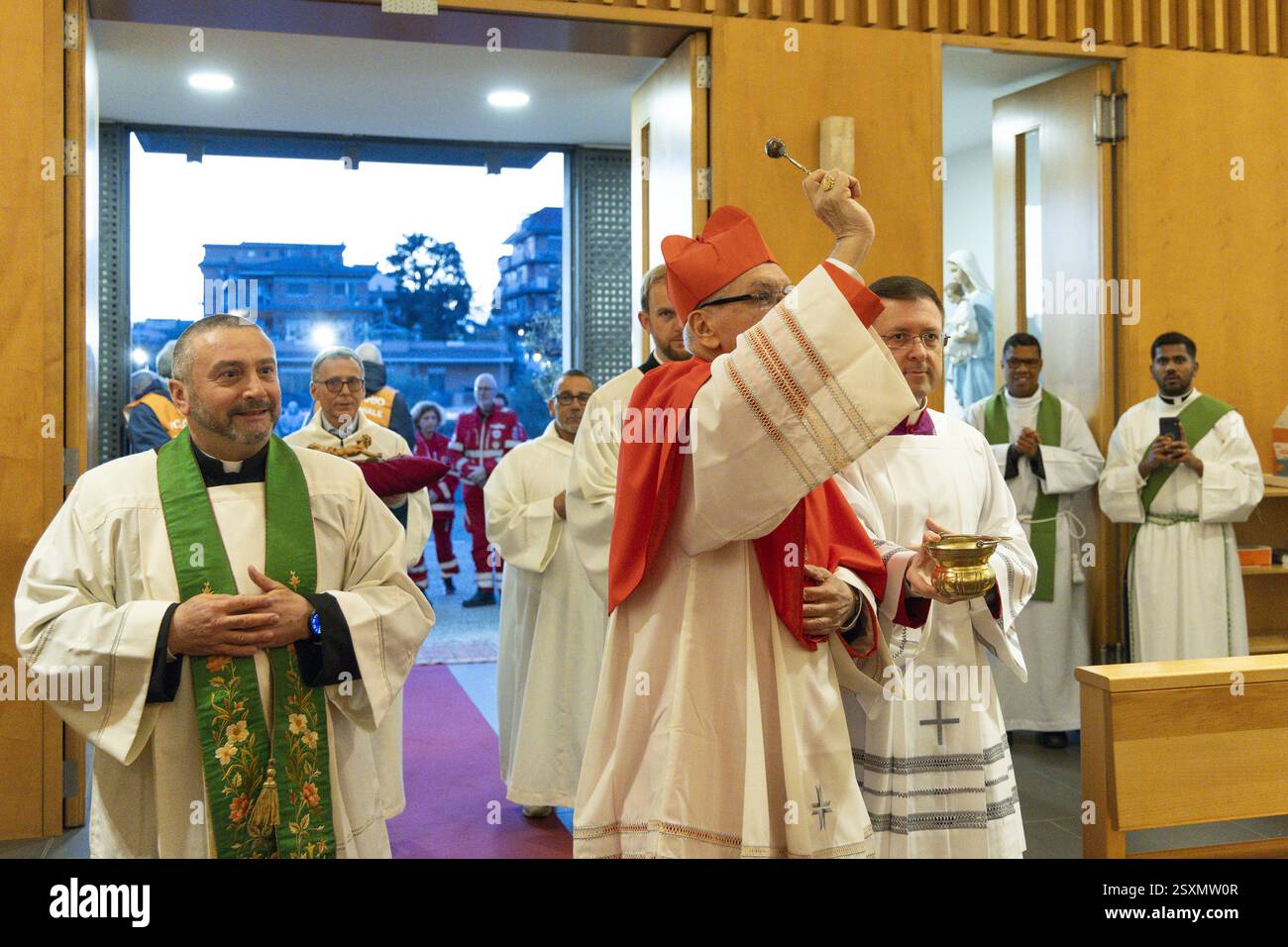 **NO LIBRI** Italy, Rome, 2025/2/22 Cardinal Carlos Gustavo Castillo ...