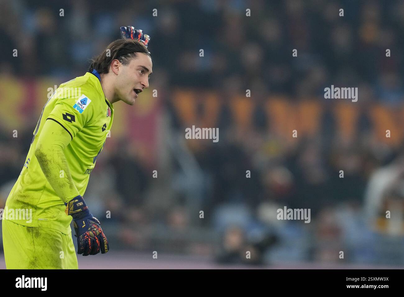 Roma, Italia. 24th Feb, 2025. Monza's goalkeeper Stefano Turati during ...