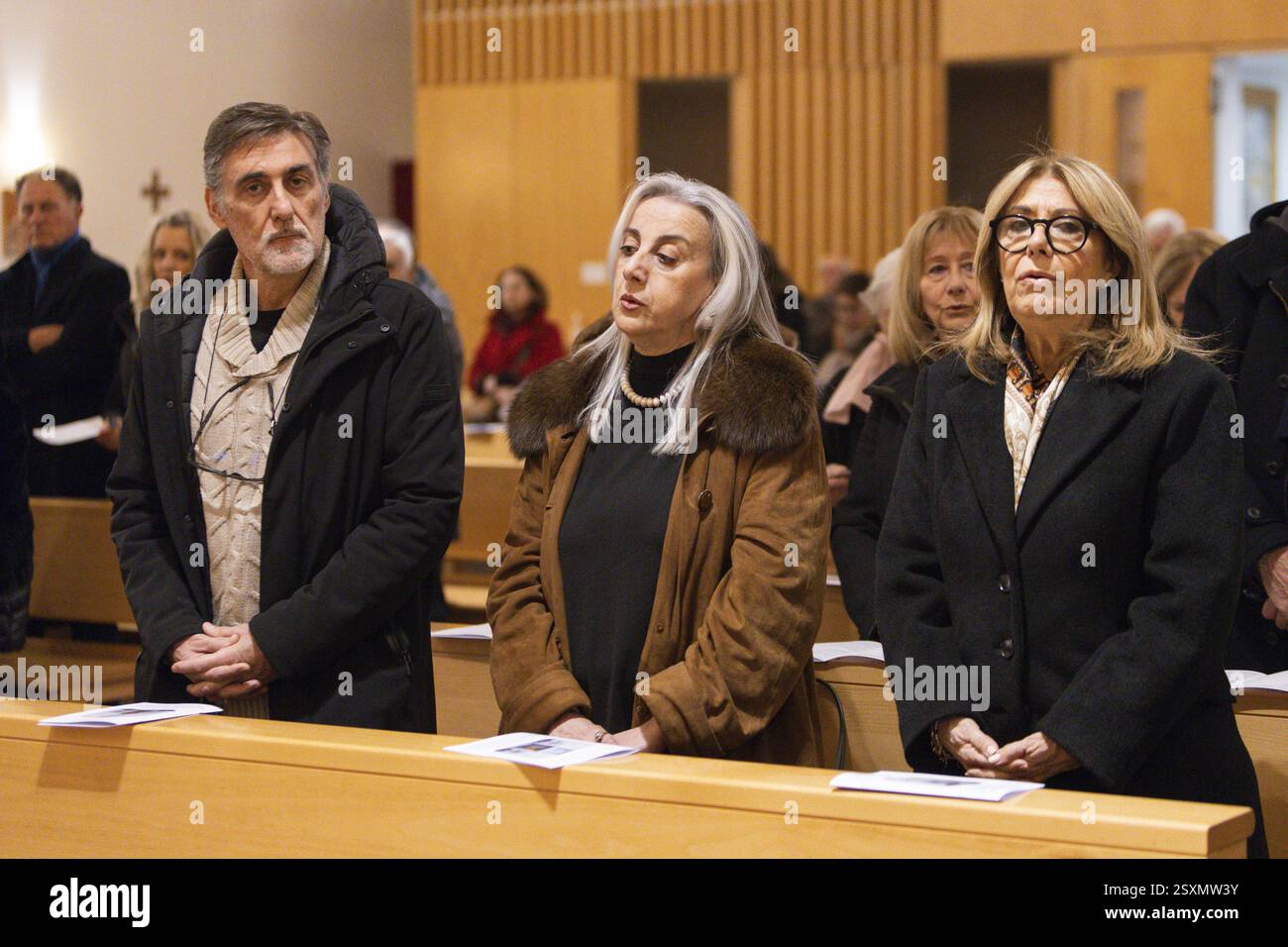 Rome, Ita. 22nd Feb, 2025. **NO LIBRI** Italy, Rome, 2025/2/22 Cardinal ...