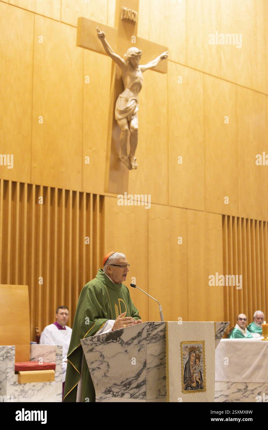 Rome, Ita. 22nd Feb, 2025. **NO LIBRI** Italy, Rome, 2025/2/22 Cardinal ...