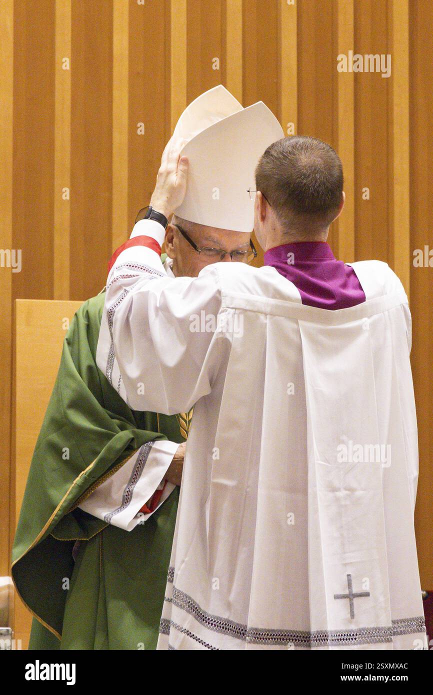 Rome, Ita. 22nd Feb, 2025. **NO LIBRI** Italy, Rome, 2025/2/22 Cardinal ...