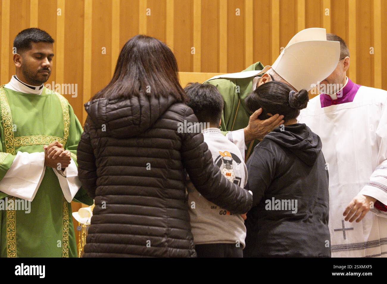 Rome, Ita. 22nd Feb, 2025. **NO LIBRI** Italy, Rome, 2025/2/22 Cardinal ...