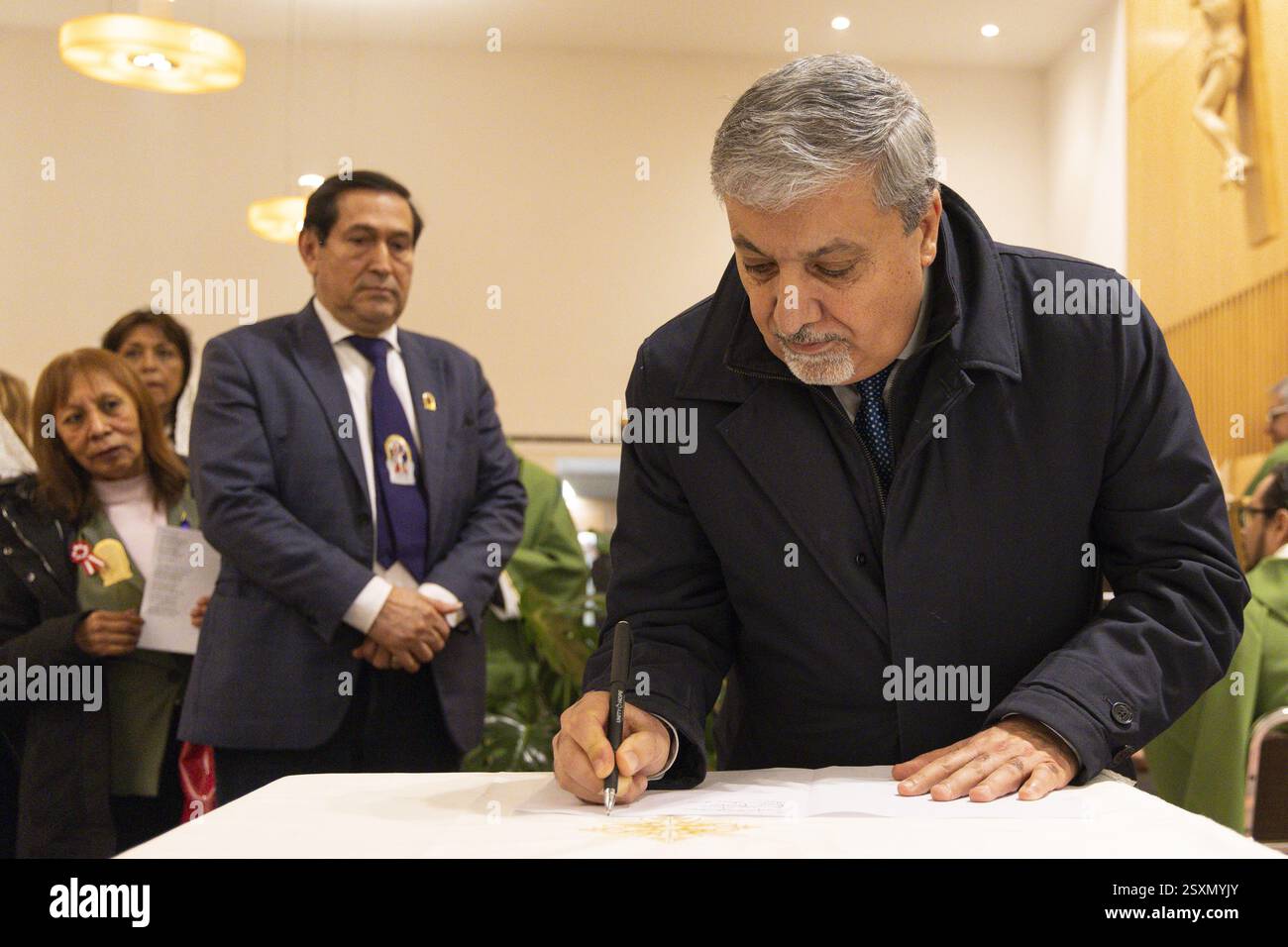 **NO LIBRI** Italy, Rome, 2025/2/22 Cardinal Carlos Gustavo Castillo ...