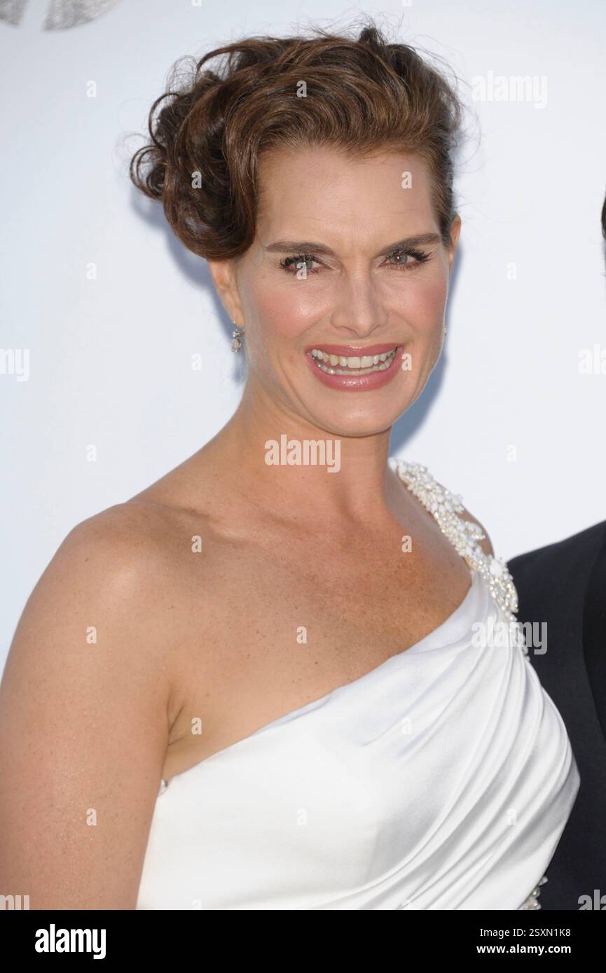 BROOKE SHIELDS .arriving at the amFAR Cinema Against Aids Gala during ...