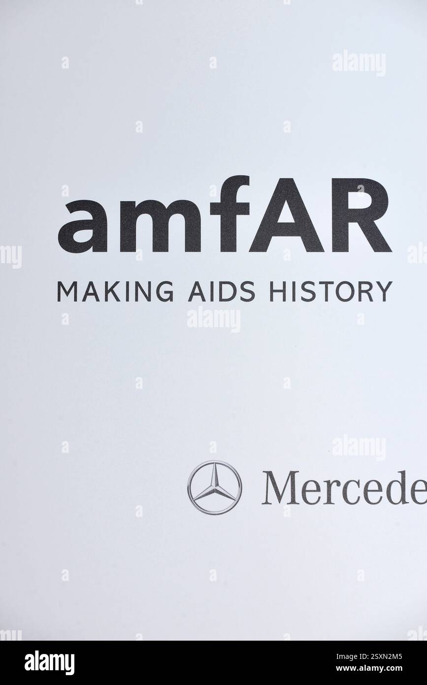 amfAR logo.amfAR 20th Cinema Against Aids Gala at the Hotel du Cap ...