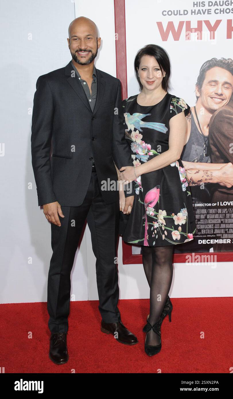 Actor Keegan-Michael Key arriving at the premiere of 'Why Him?' at the ...