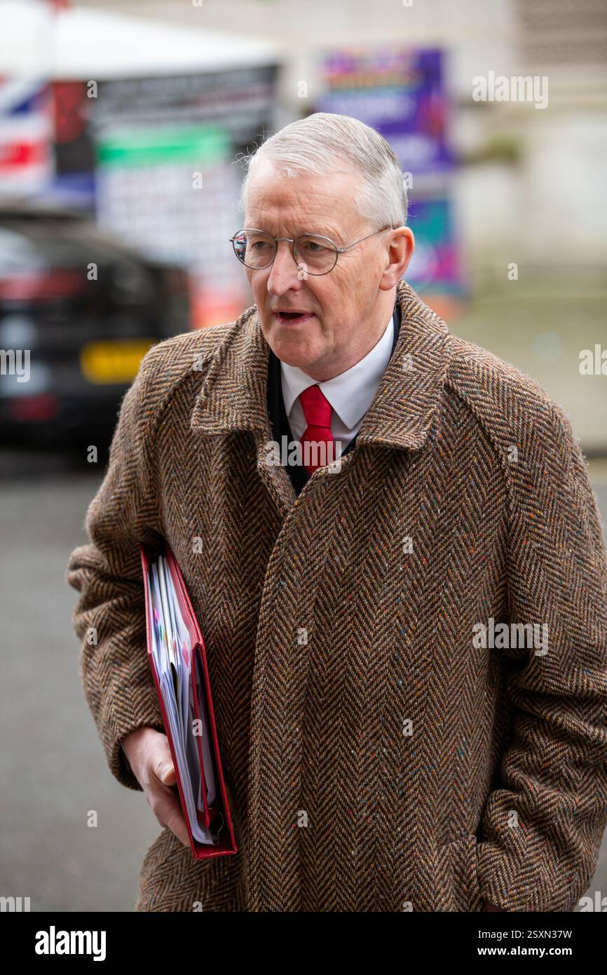 London, UK. 25th Feb, 2025. Rt Hon Hilary Benn, Secretary of State for ...