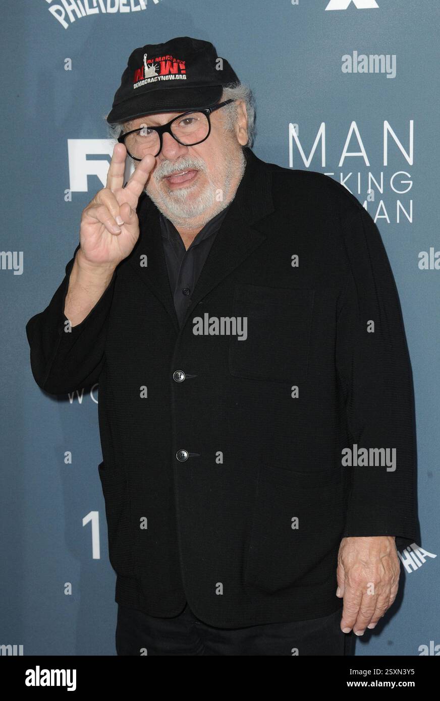 Actor Danny DeVito arriving at the premiere of FXX's 'It's Always Sunny ...