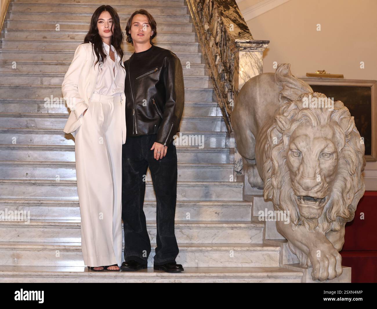 Rome, Italy. 25th Feb, 2025. Rome, Plaza Hotel, photocall Netflix ...
