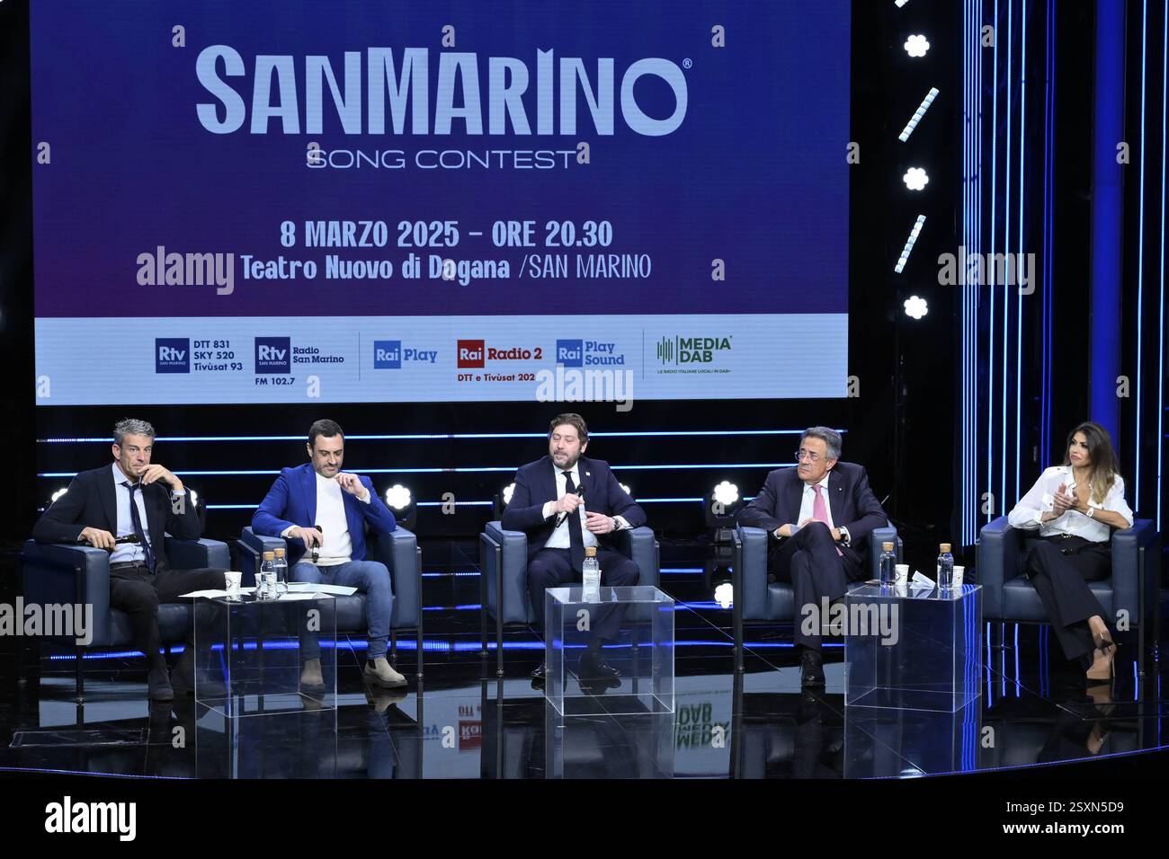 Rome, Italy. 25th Feb, 2025. Rome: Rai Headquarters in Via Asiago ...