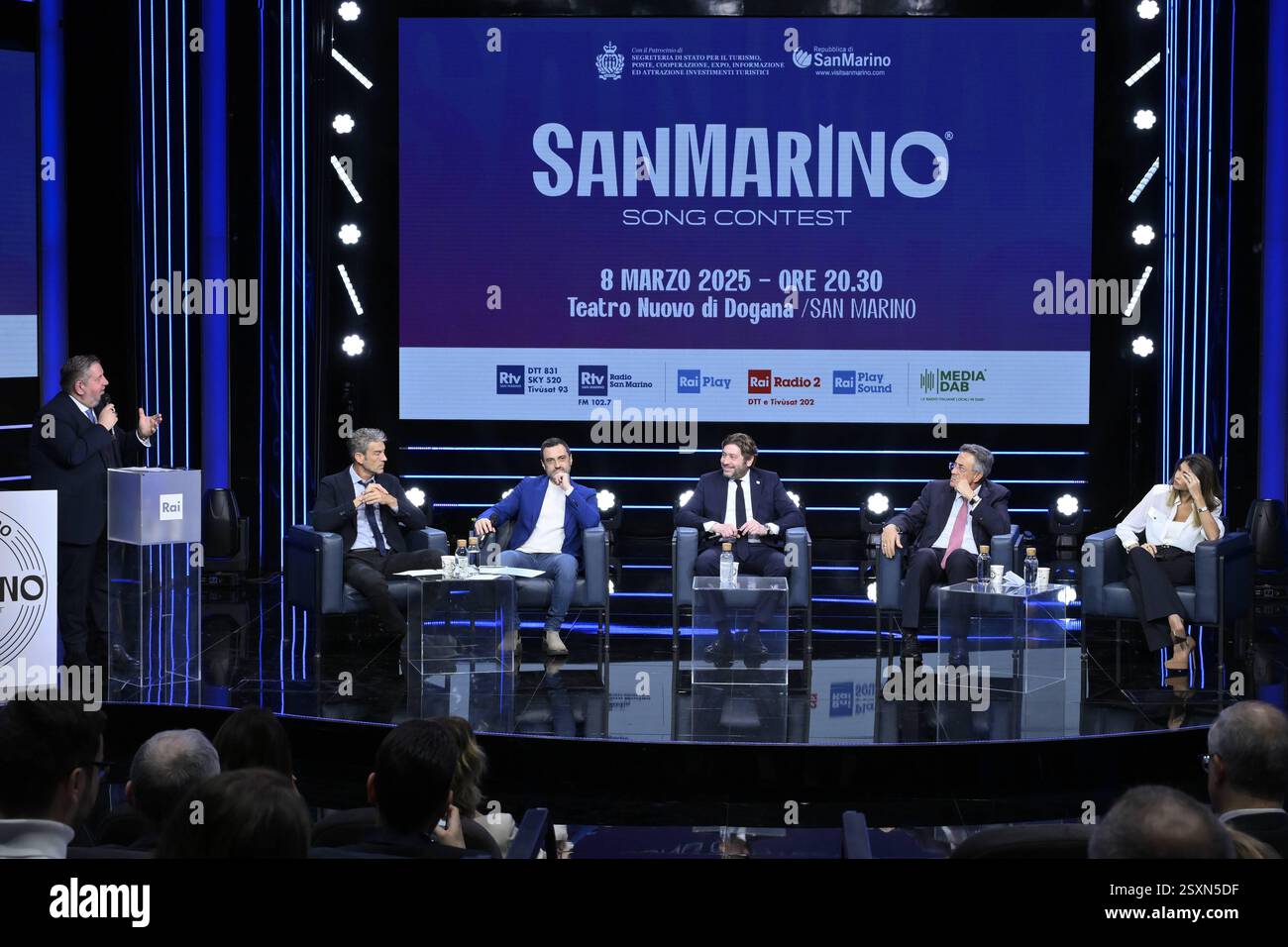 Rome, Italy. 25th Feb, 2025. Rome: Rai Headquarters in Via Asiago ...