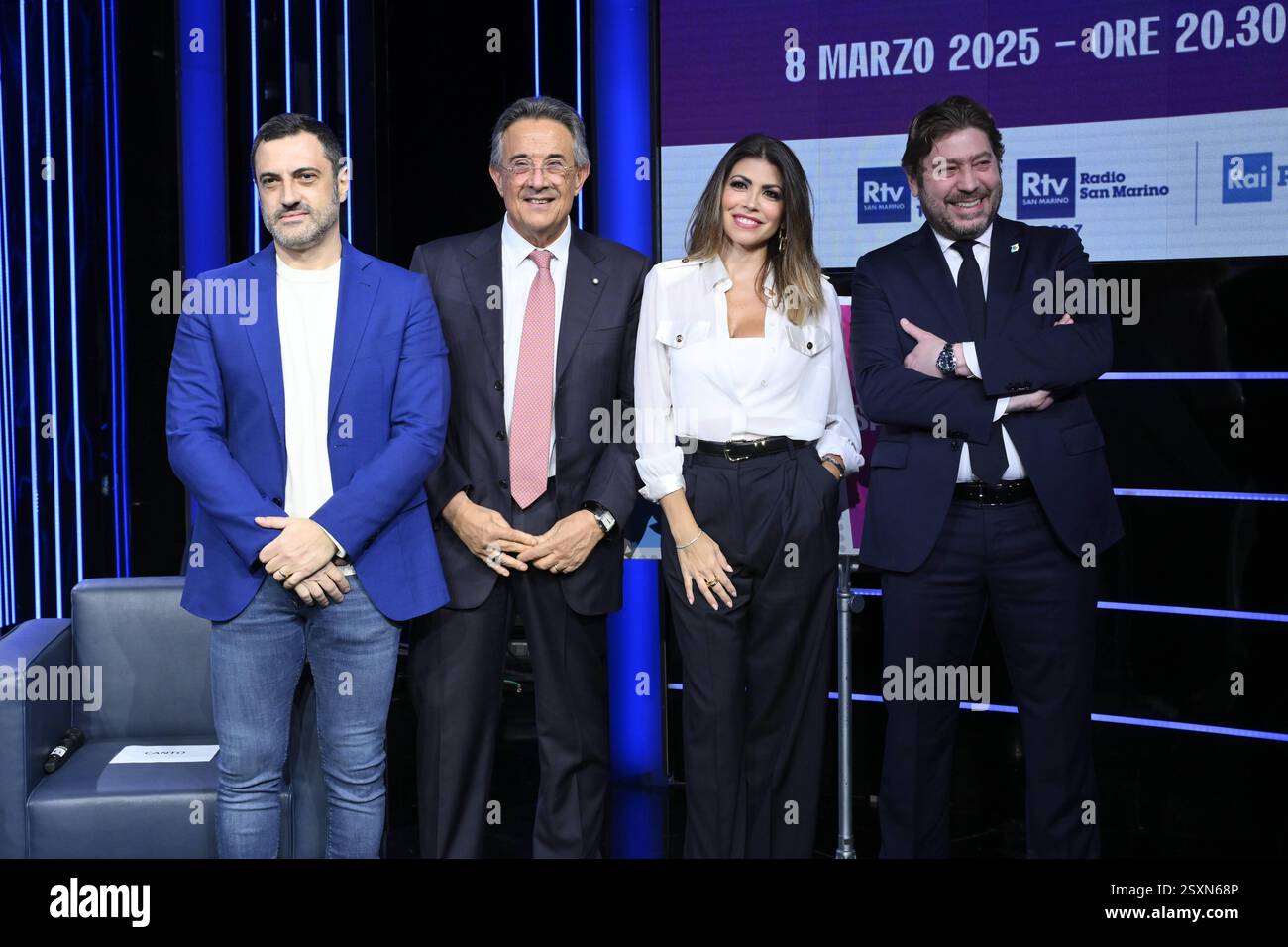 Rome, Italy. 25th Feb, 2025. Rome: Rai Headquarters in Via Asiago ...