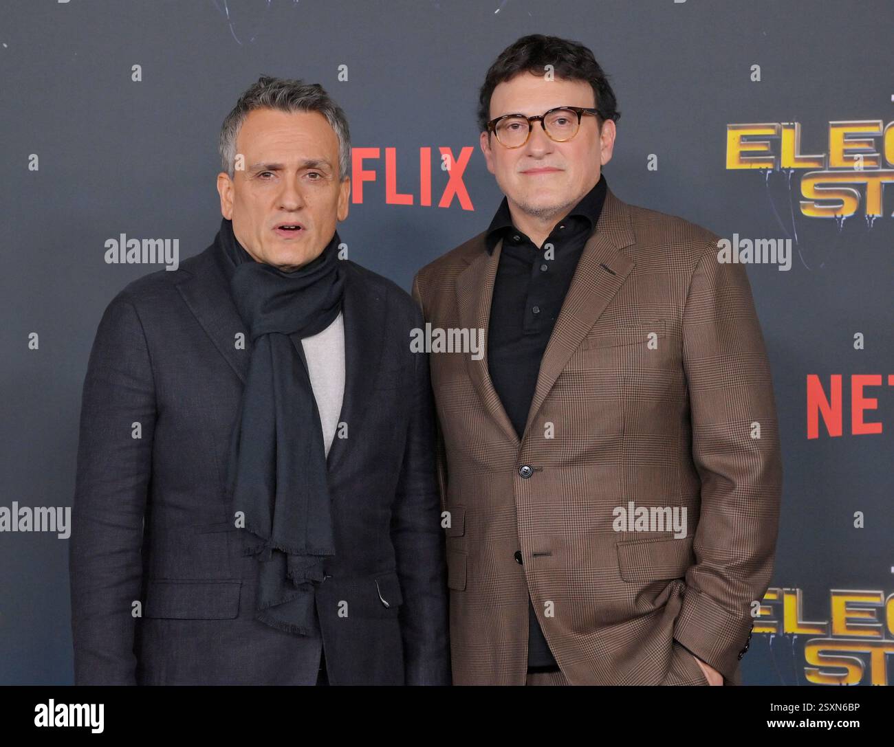 Los Angeles, United States. 24th Feb, 2025. Joe Russo and Anthony Russo ...