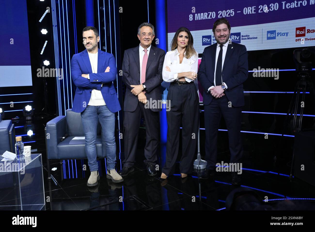 Rome, Italy. 25th Feb, 2025. Rome: Rai Headquarters in Via Asiago ...